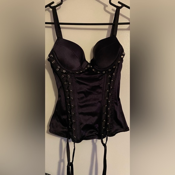 Morbid Threads | Tops | Morbid Threads Black Embellished Bustier ...